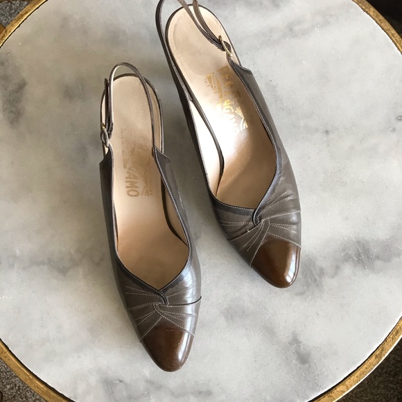 Salvatore Ferragamo | Shoes | Ferragamo Slingback Heels | Poshmark